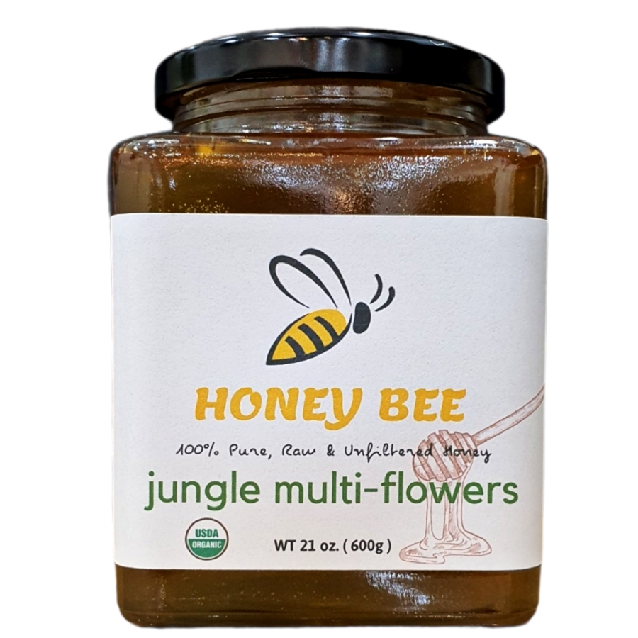 Raw Honey Bee - Jungle Multi Flower ( 100% Pure & Raw, Unfiltered Honey ...